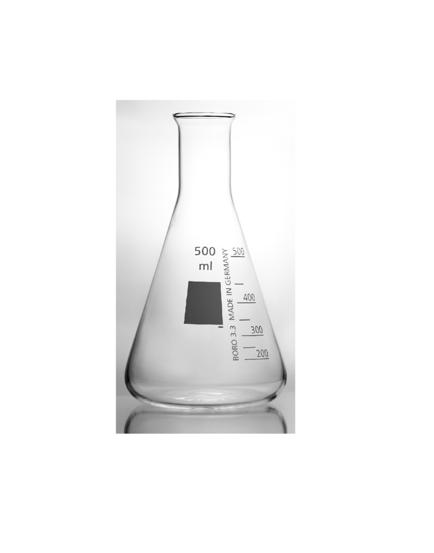 Witeg Erlenmeyer met smalle hals en rand 100 ml Set/10 stuks - Lab ...